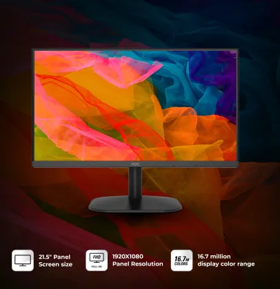 AOC 22B2HM 21.5 inch Full HD Monitor Price in India 2025, Full Specs ...