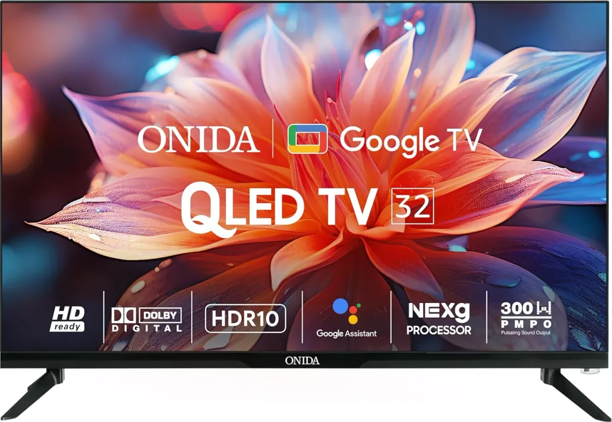 Onida NEXG Series 32 inch HD Ready Smart QLED TV (QZ32HI) Price in India 2025, Full Specs ...