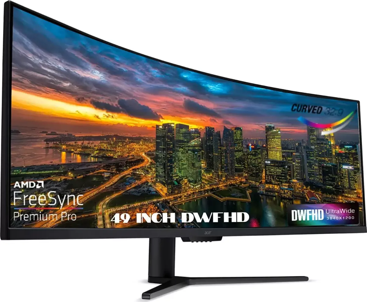 Acer EI491CR 49 inch DWFHD Curved Monitor Price in India 2025, Full ...