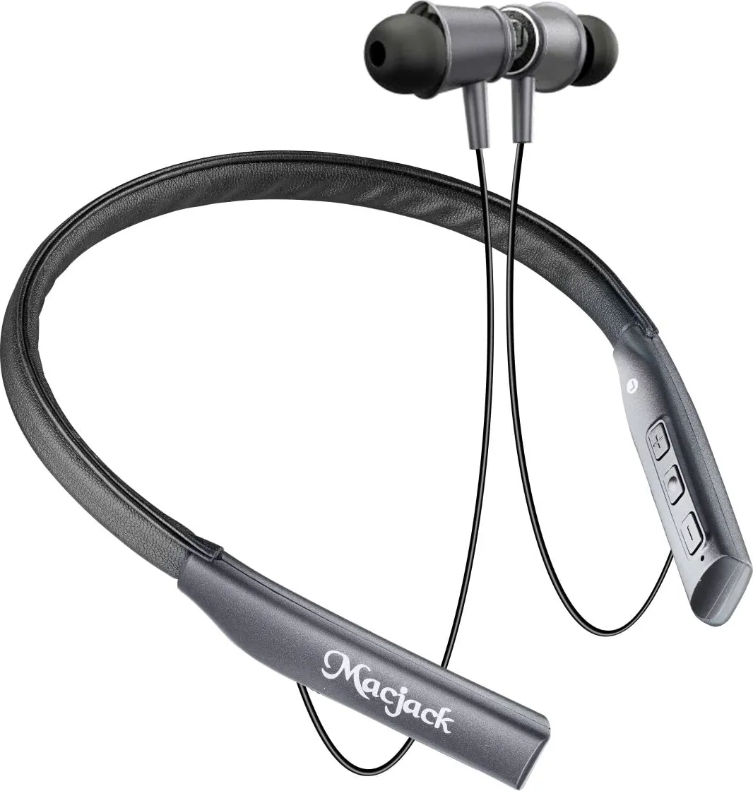 Macjack Wave 430 Wireless Neckband Price in India 2025, Full Specs & Review | Smartprix