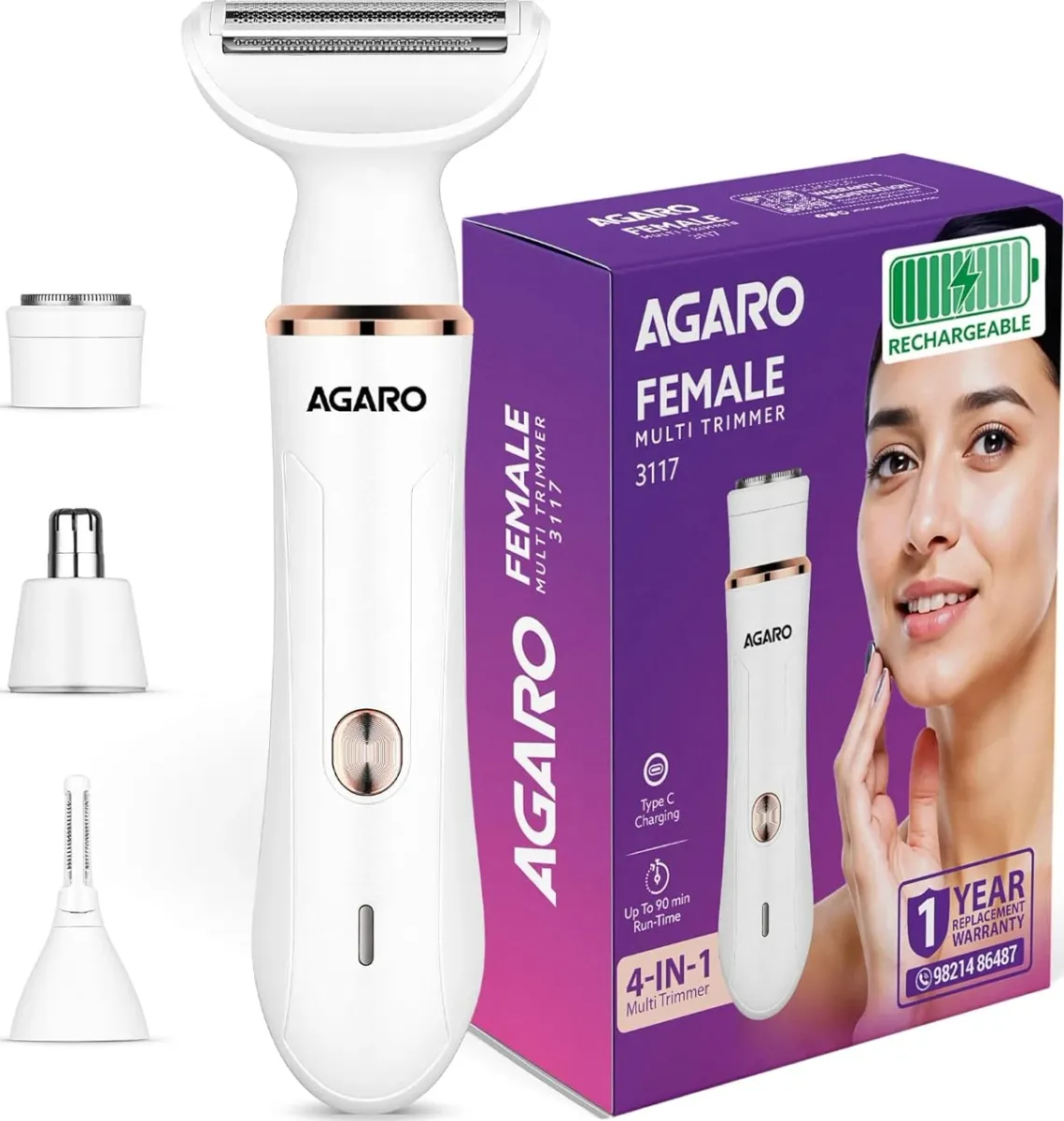 Agaro 3117 Multi Trimmer - Price in India (May 2026), Specs, Reviews ...