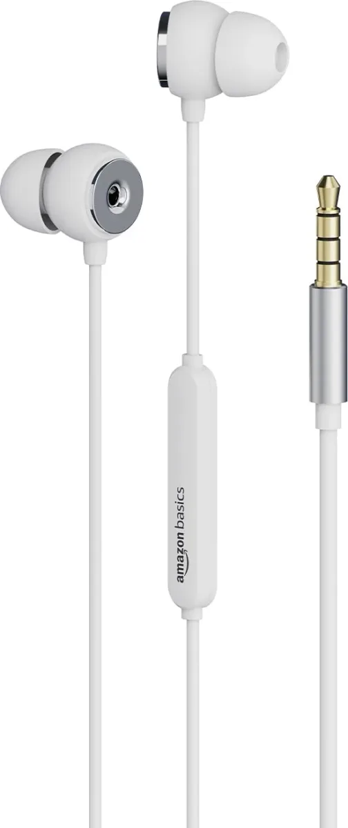 AmazonBasics ABEVE123M Wired Earphones - Price in India (May 2026 ...