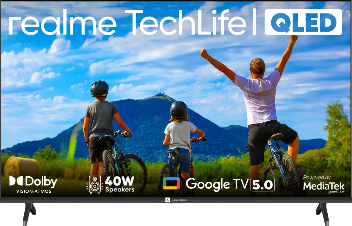 Realme TechLife 43UHDGQRVSAQ 43 inch Ultra HD 4K Smart QLED TV Price in India 2025, Full Specs ...