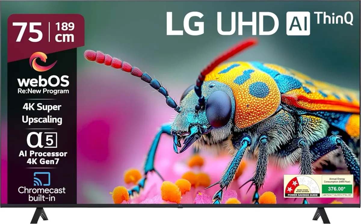 LG UT8040 75 inch Ultra HD 4K Smart LED TV (75UT80406LA) - Price in ...