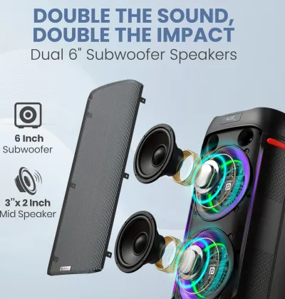 Portronics Iron Beats IV 250W Bluetooth Speaker - Price in India (Jun ...