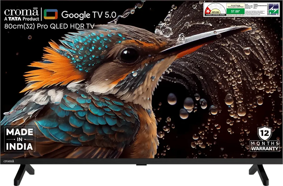 Croma CREL032HGQ024650 32 inch HD Ready Smart QLED TV - Price in India ...