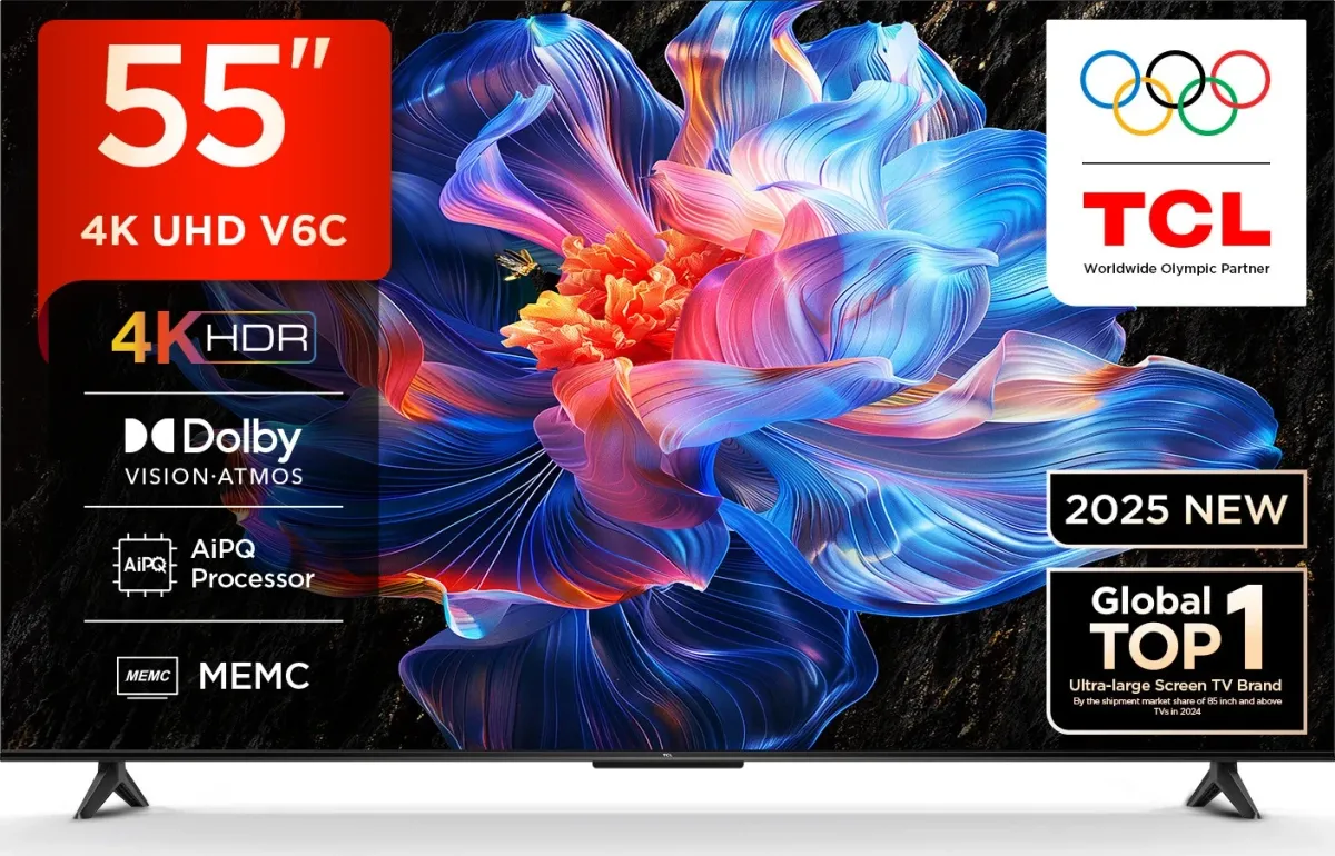 TCL V6C 55 inch Ultra HD 4K Smart LED TV (55V6C) Price in India 2025, Full Specs & Review ...