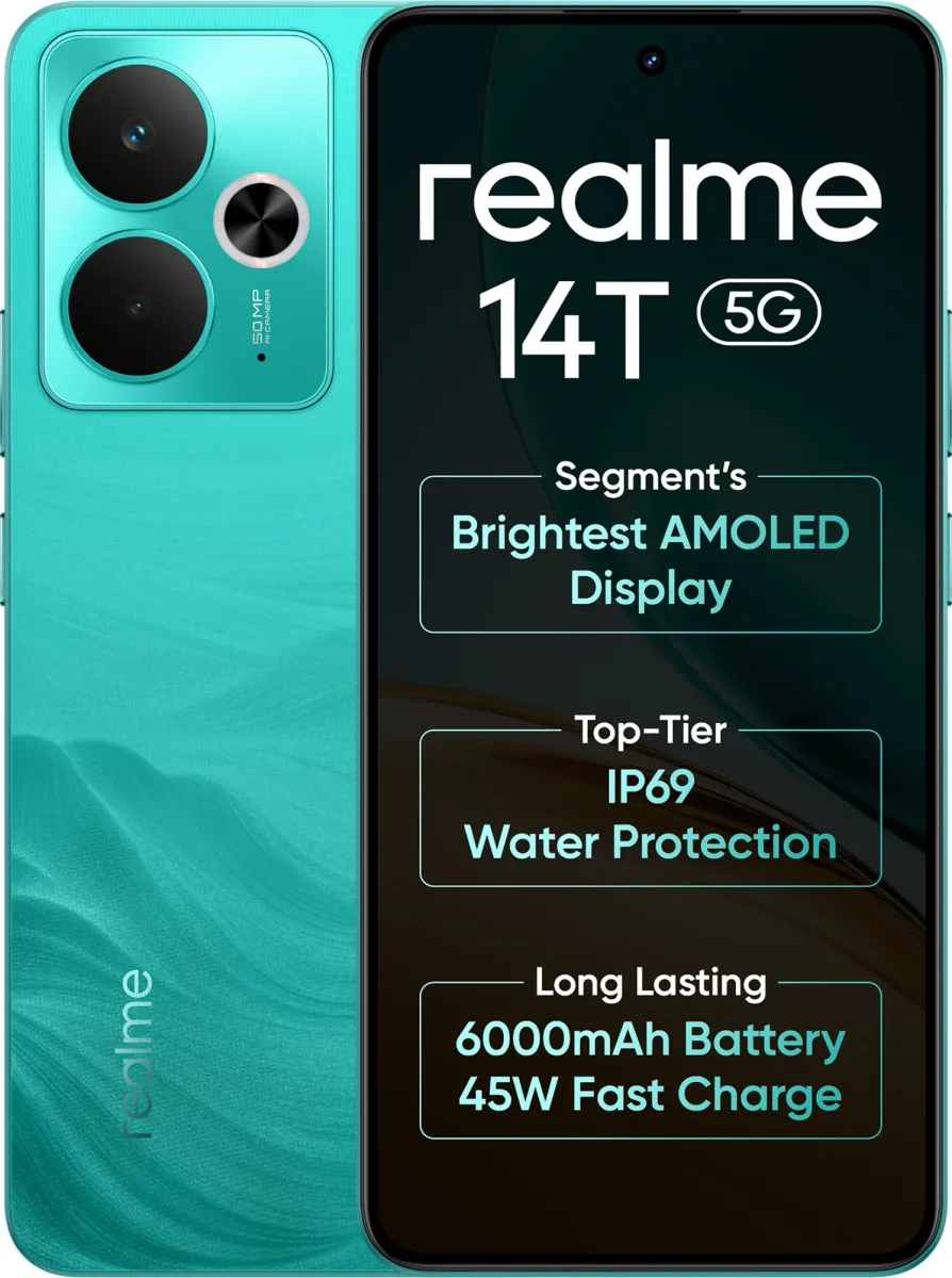 Realme 14T 5G (8GB RAM + 256GB) Price in India 2026, Full Specs ...