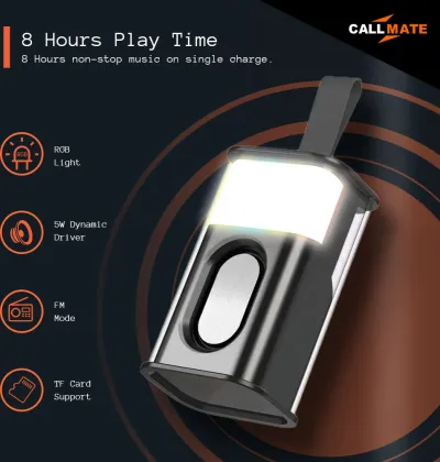 Callmate TransAudioSpark 5W Bluetooth Speaker Price in India 2025, Full Specs & Review | Smartprix