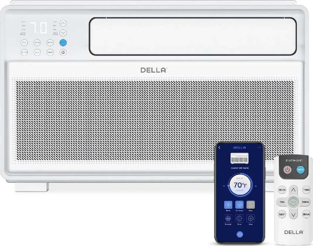 Della ‎048-TL-W12KI 120000 BTU 115V Inverter Window AC Price in United ...