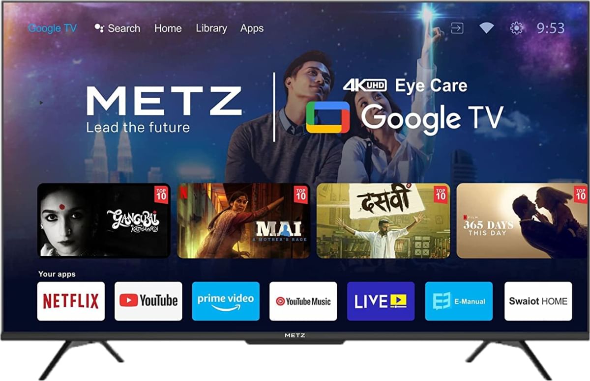 Metz 43MUE7600 43 inch Ultra HD 4K Smart LED TV Price in India 2025 ...