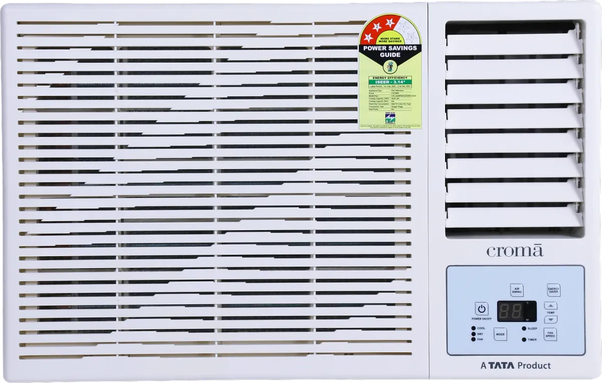 Croma CRLA009WAD255901 0.75 Ton 3 Star 2022 Window AC Price in India ...
