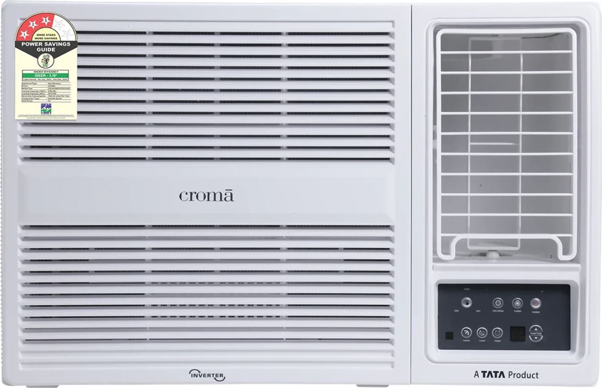 Croma CRLA018WID193351 1.5 Ton 3 Star 2023 Inverter Window AC Price in India 2024, Full Specs ...