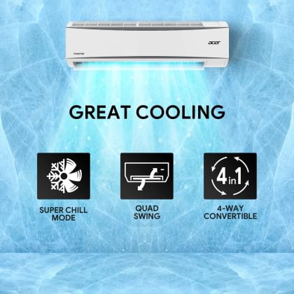 Acer AR15SIN3GMGT 1.5 Ton 3 Star 2023 Inverter Split AC Price in India ...
