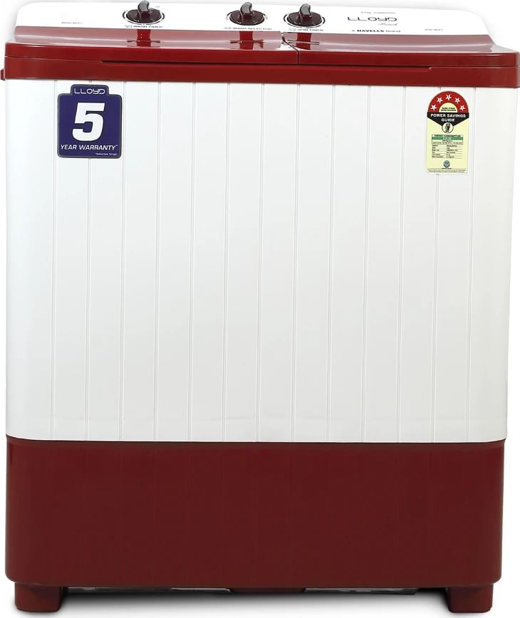 Lloyd GLWS655PUKRD 6.5 Kg Semi Automatic Washing Machine Price in India ...