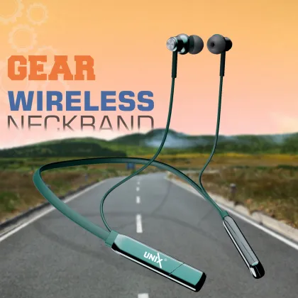 Unix Gear Wireless Neckband - Price in India (May 2026), Specs, Reviews ...