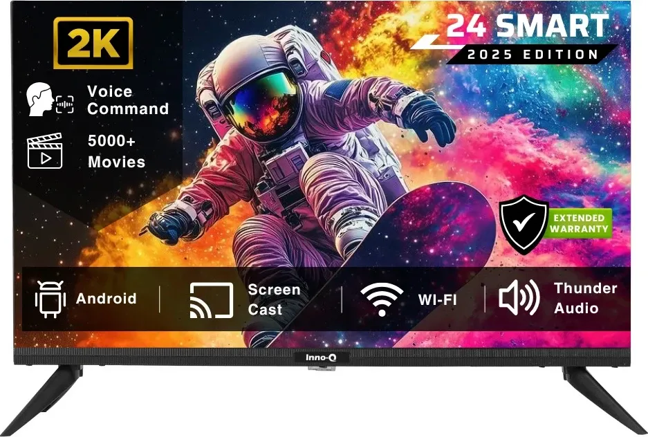 InnoQ Spectra 24S-SPCTADK 24 inch HD Ready Smart LED TV - Price in ...