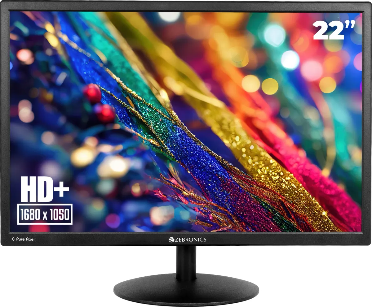 Zebronics ZEB-EA122 22 inch HD+ Monitor Price in India 2025, Full Specs ...