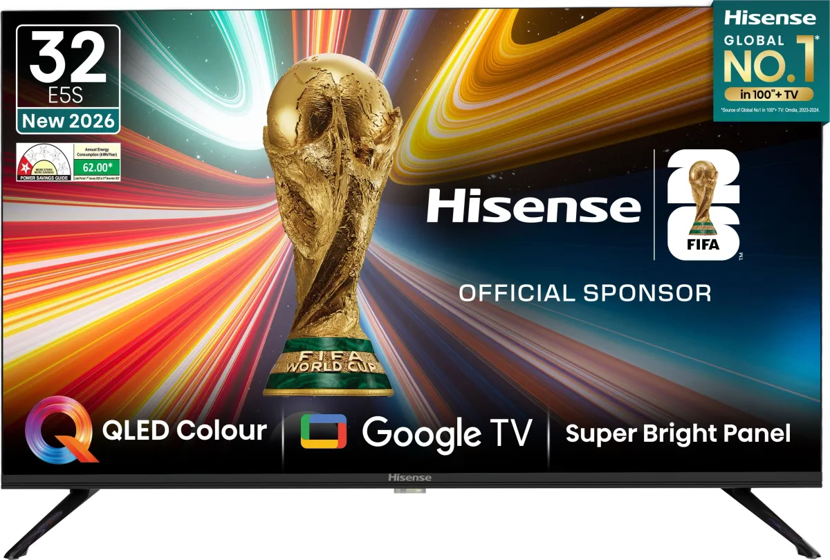Hisense E5S 32 inch HD Ready Smart QLED TV (32E5S) - Price in India ...