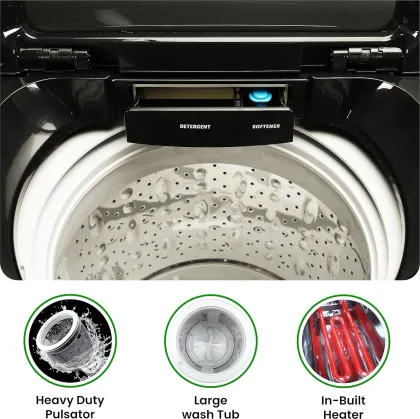NU WFTLM80GD 8 Kg Fully Automatic Top Load Washing Machine - Price in ...