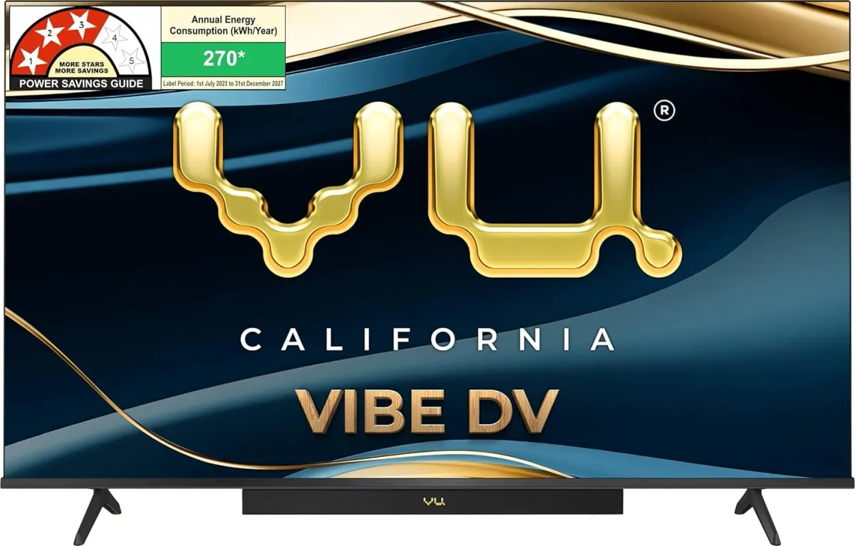 Vu Vibe DV Series 43 inch Ultra HD 4K Smart QLED TV (43VIBE-DV) Price in India 2025, Full Specs ...