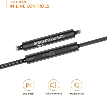 AmazonBasics WE-02 Wired Earphones Price in India 2025, Full Specs ...