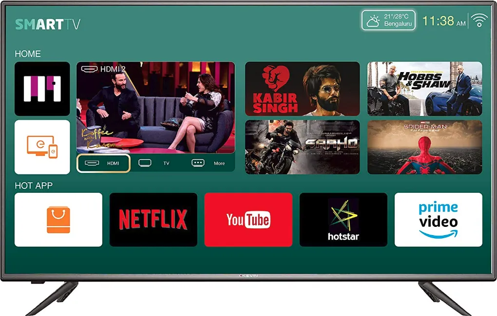 Kevin KN49FHD 49-inch Full HD Smart LED TV Price in India 2025, Full ...