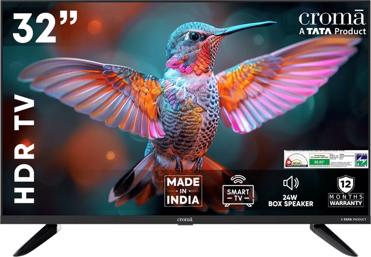 Croma CREL032HCL024601 32 inch HD Ready Smart LED TV - Price in India ...