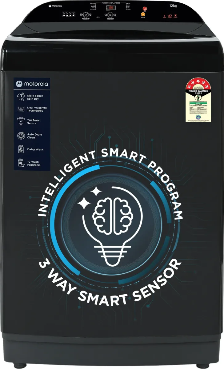 Motorola MTTL1205NNNHG 12 kg Fully Automatic Top Load Washing Machine ...