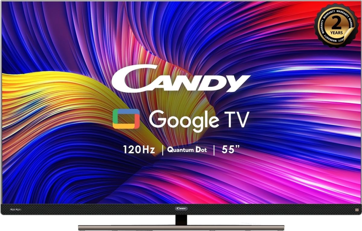 Candy CA55120HzQLED 55 inch Ultra HD 4K Smart QLED TV Price in India ...