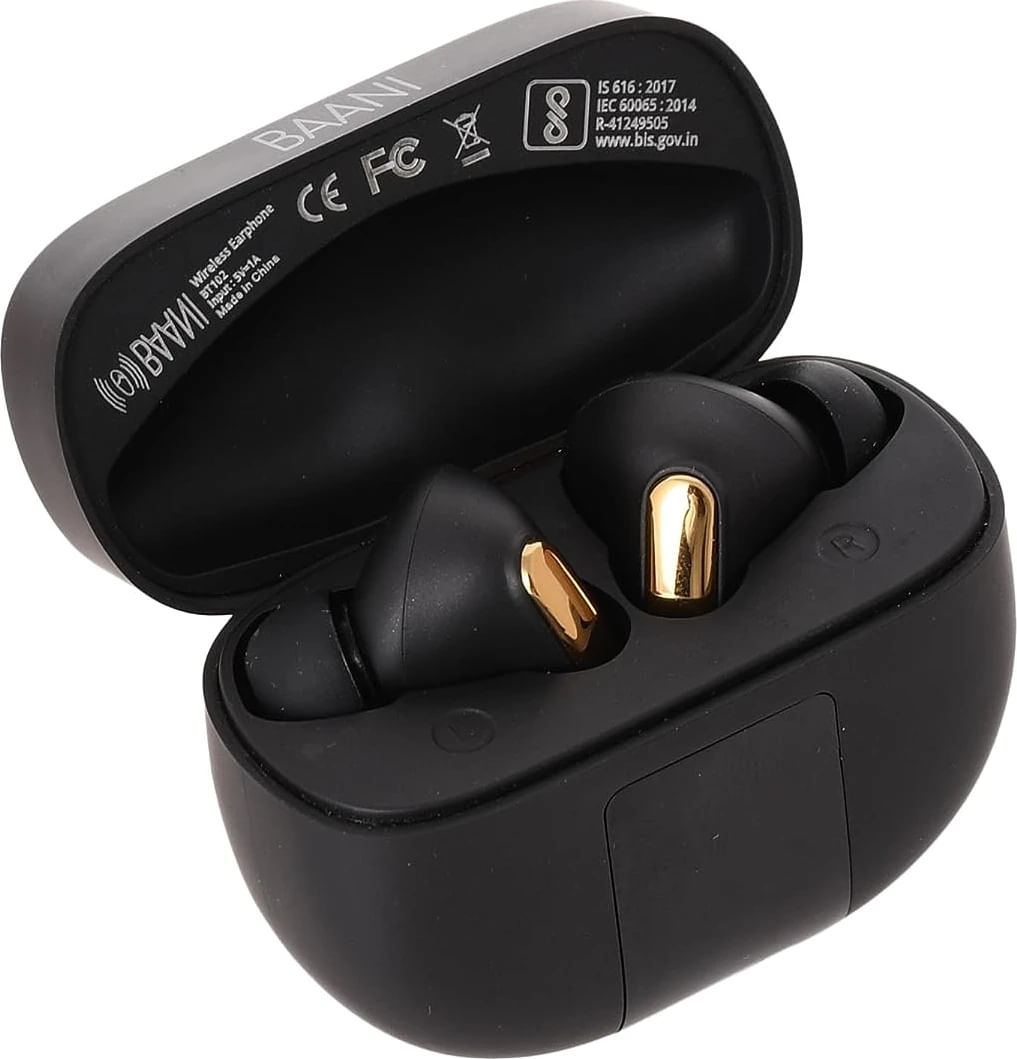 Baani Audio BT102 True Wireless Earbuds Price in India 2024, Full Specs & Review | Smartprix