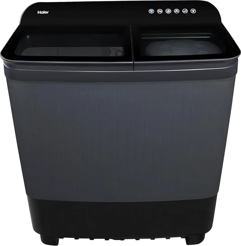 Haier HTW100-178BKN 10 kg Semi Automatic Top Load Washing Machine Price in India 2025, Full ...