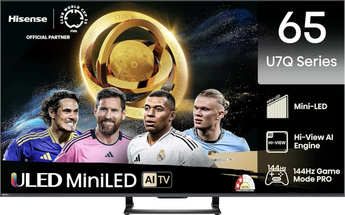 Hisense U7Q 65 inch Ultra HD 4K Smart Mini LED TV (65U7Q) Price in ...