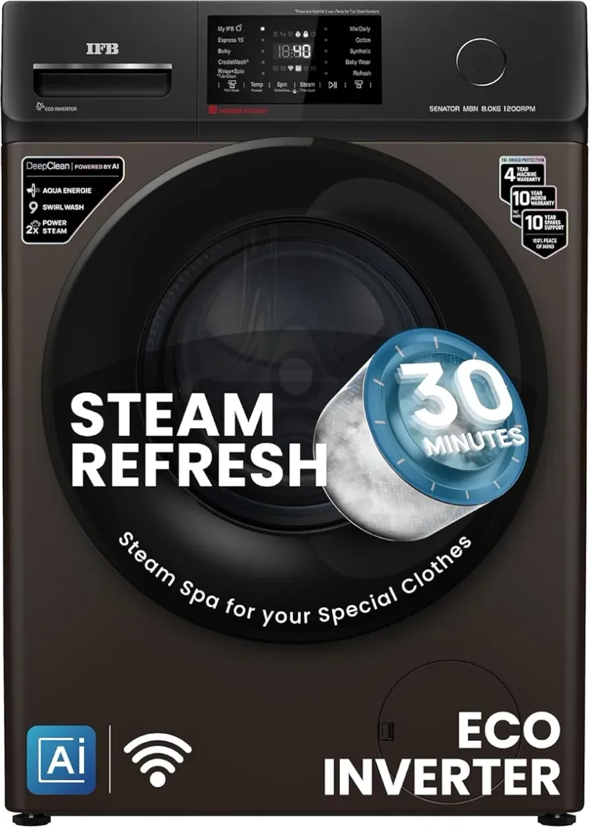 IFB Senator MBN 8012 8 kg Fully Automatic Front Load Washing Machine ...