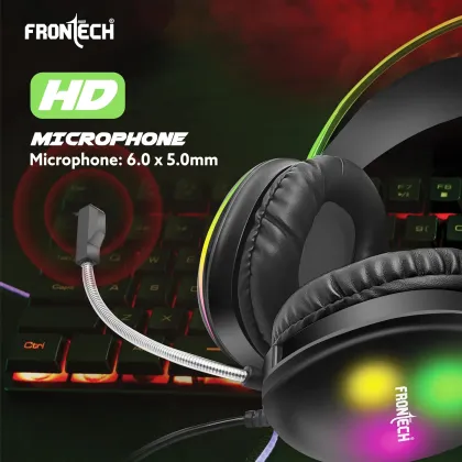FRONTECH HF-0015 Wired Gaming Headphones - Price in India (May 2026 ...