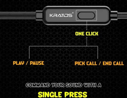 Kratos E02 Wired Earphones - Price in India (Jun 2026), Specs, Reviews ...