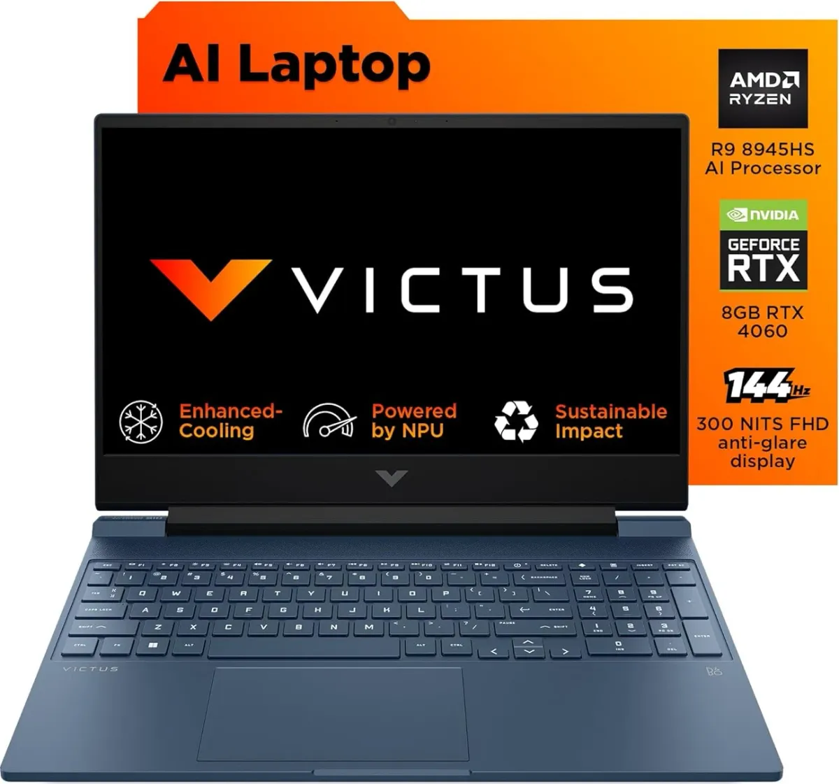 HP Victus 15-fb3025AX Gaming Laptop (AMD Ryzen 9 8945HS/ 16GB/ 1TB SSD ...