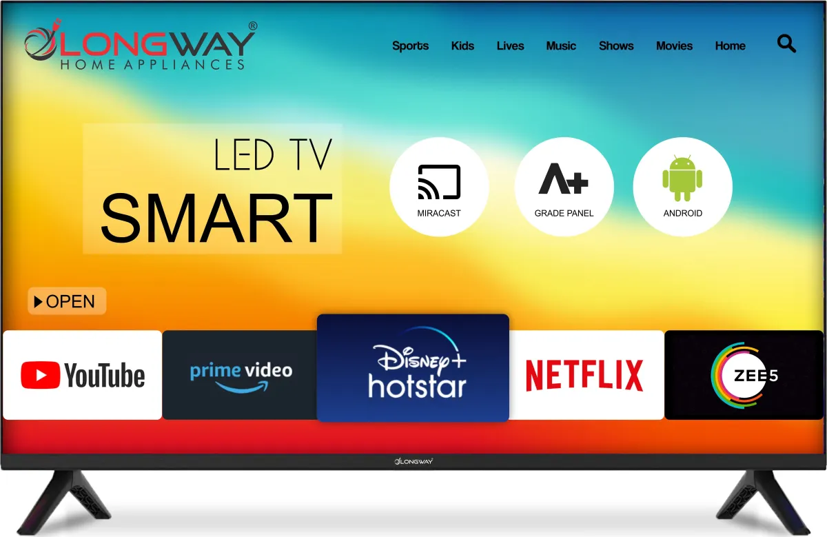 Longway LW24SFL01 24 inch HD Ready Smart LED TV - Price in India (May ...