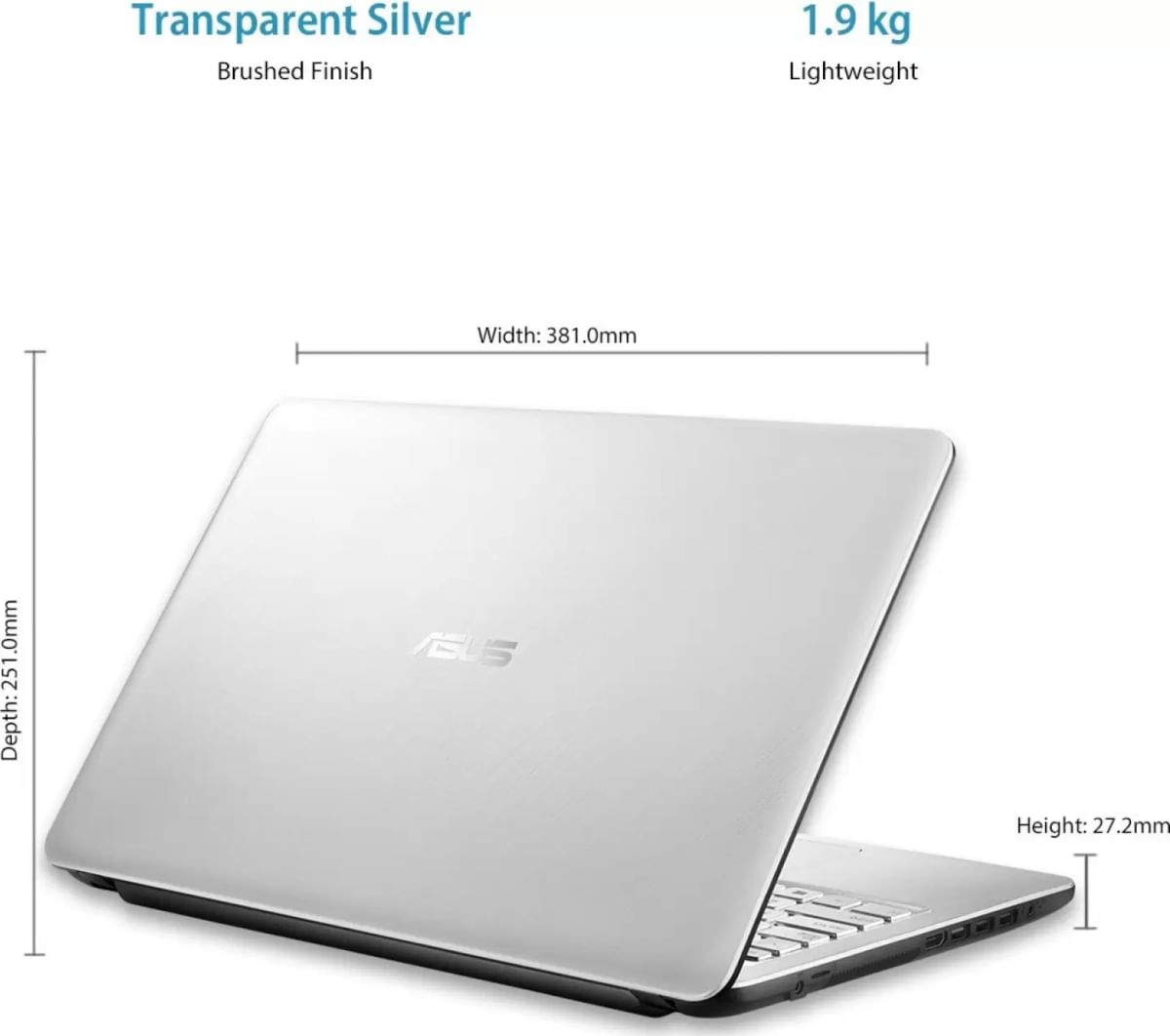 Asus X543MA-DM101T Laptop (Pentium Quad Core/ 4GB/ 1TB HDD/ Win10 Home ...