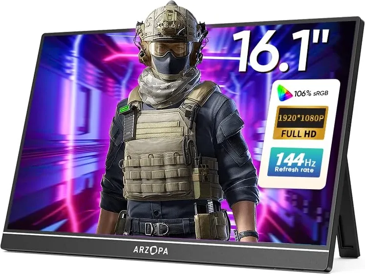 Arzopa Z1FC 16.1 inch Full HD Gaming Monitor - Price in India (May 2026 ...