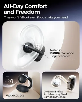 SoundPEATS Clip1 Ultra True Wireless Earbuds Price in India 2026, Full ...