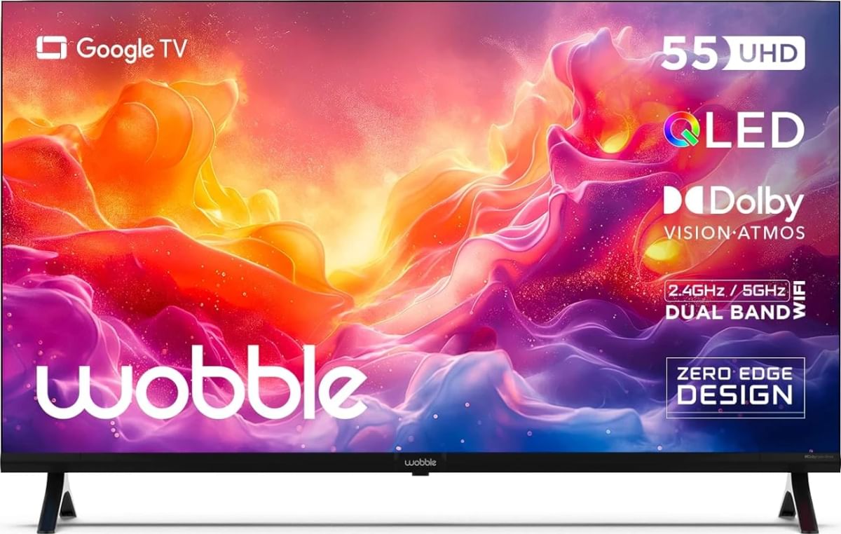 Wobble QD Series 55 inch Ultra HD 4K Smart QLED TV (WB55GTAW9602QD ...