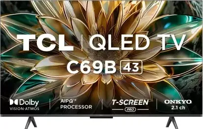 TCL C69B 43 inch Ultra HD Smart QLED TV (43C69B) - Price in India (May ...