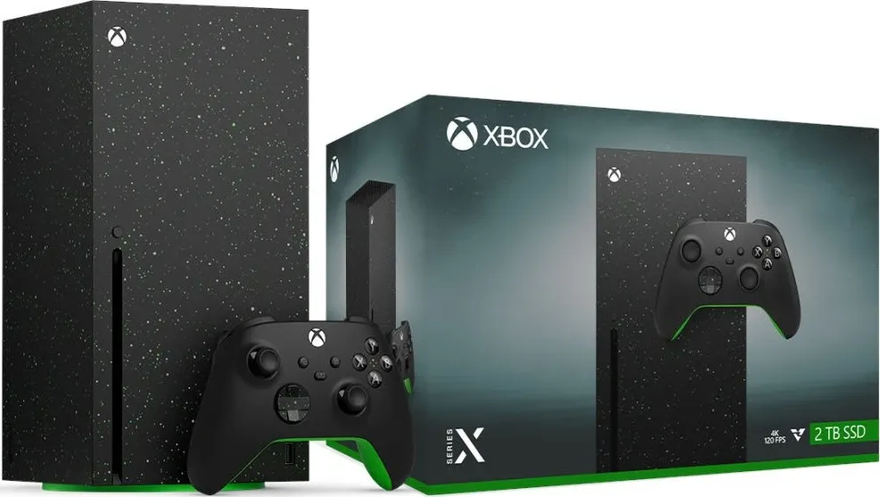 Microsoft Xbox Series X Galaxy Black Special Edition 2TB Gaming Console ...