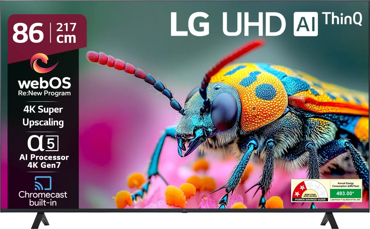 LG UT8050 86 inch Ultra HD 4K Smart LED TV (86UT80506LA) Price in India ...