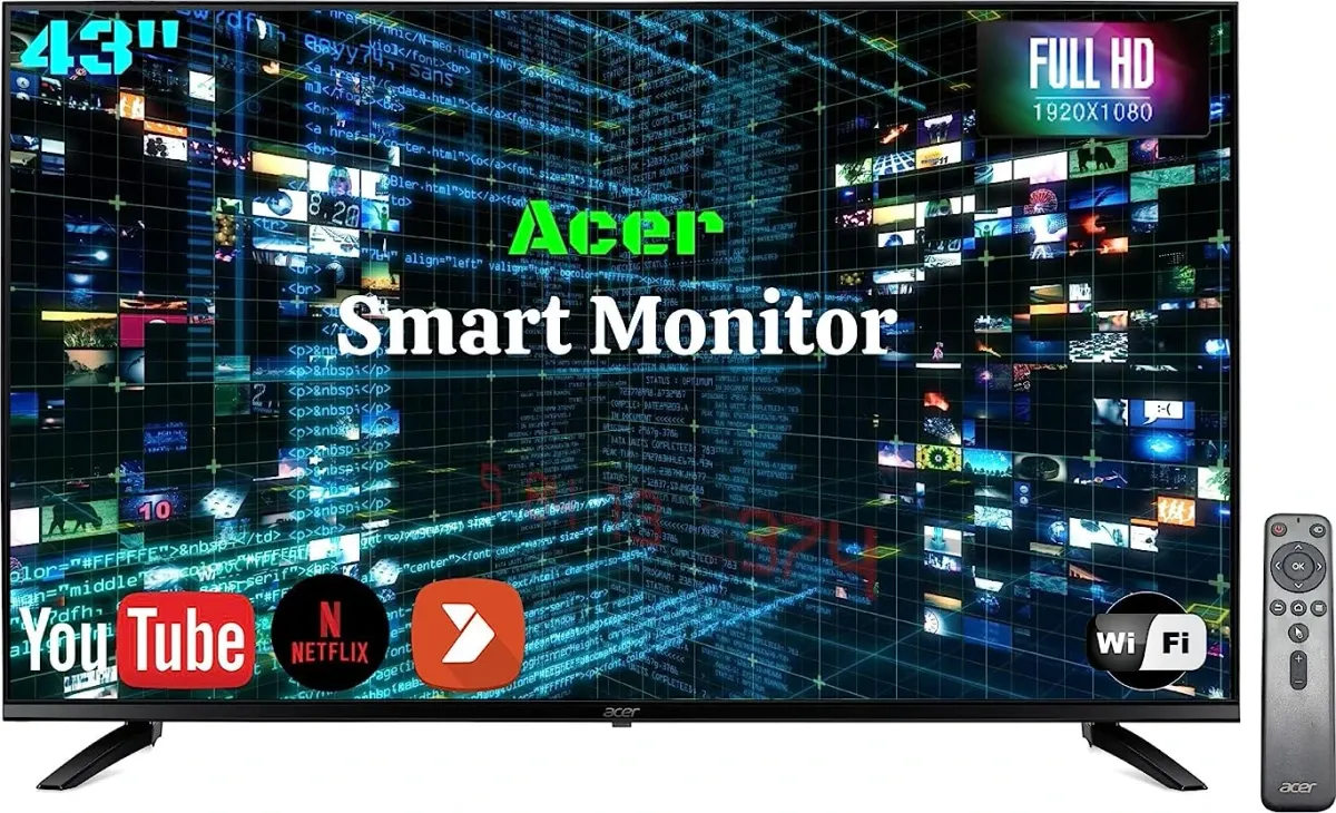 Acer DA430 43 Inch Full HD Smart Monitor - Price in India (May 2026 ...
