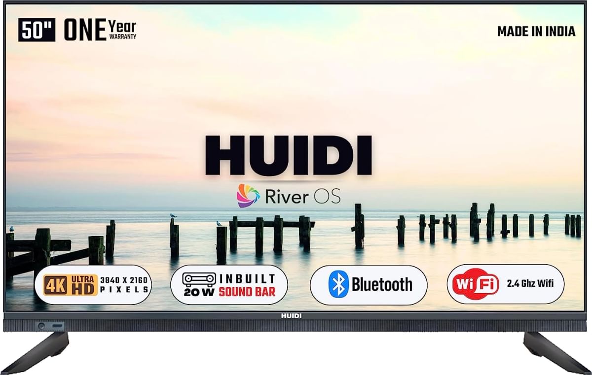 Huidi HD50FLPRO 50 inch Ultra HD 4K Smart LED TV Price in India 2024 ...
