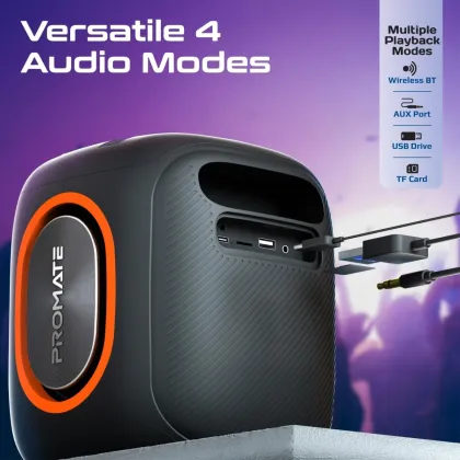 Promate Strike-40 40W Bluetooth Speaker Price in India 2025, Full Specs ...