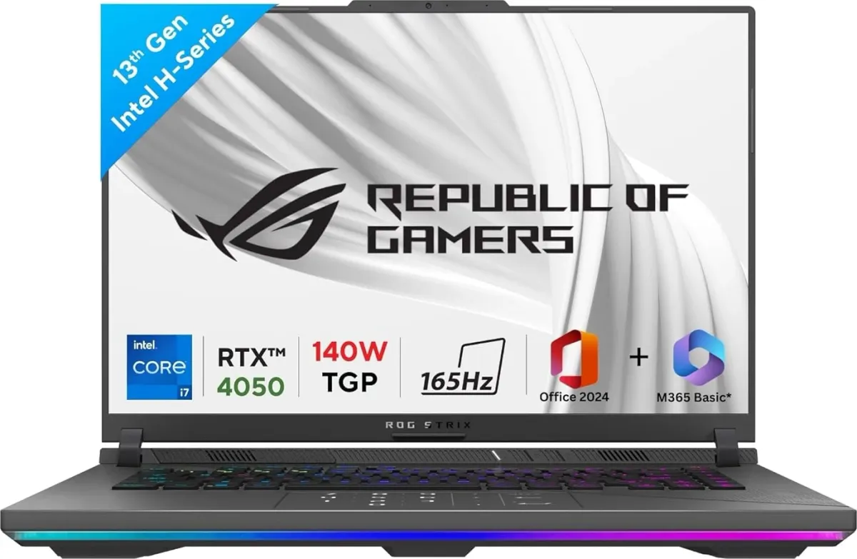 Asus ROG Strix G16 G614JU-N4200WS Gaming Laptop (13th Gen Core i7/ 16GB ...