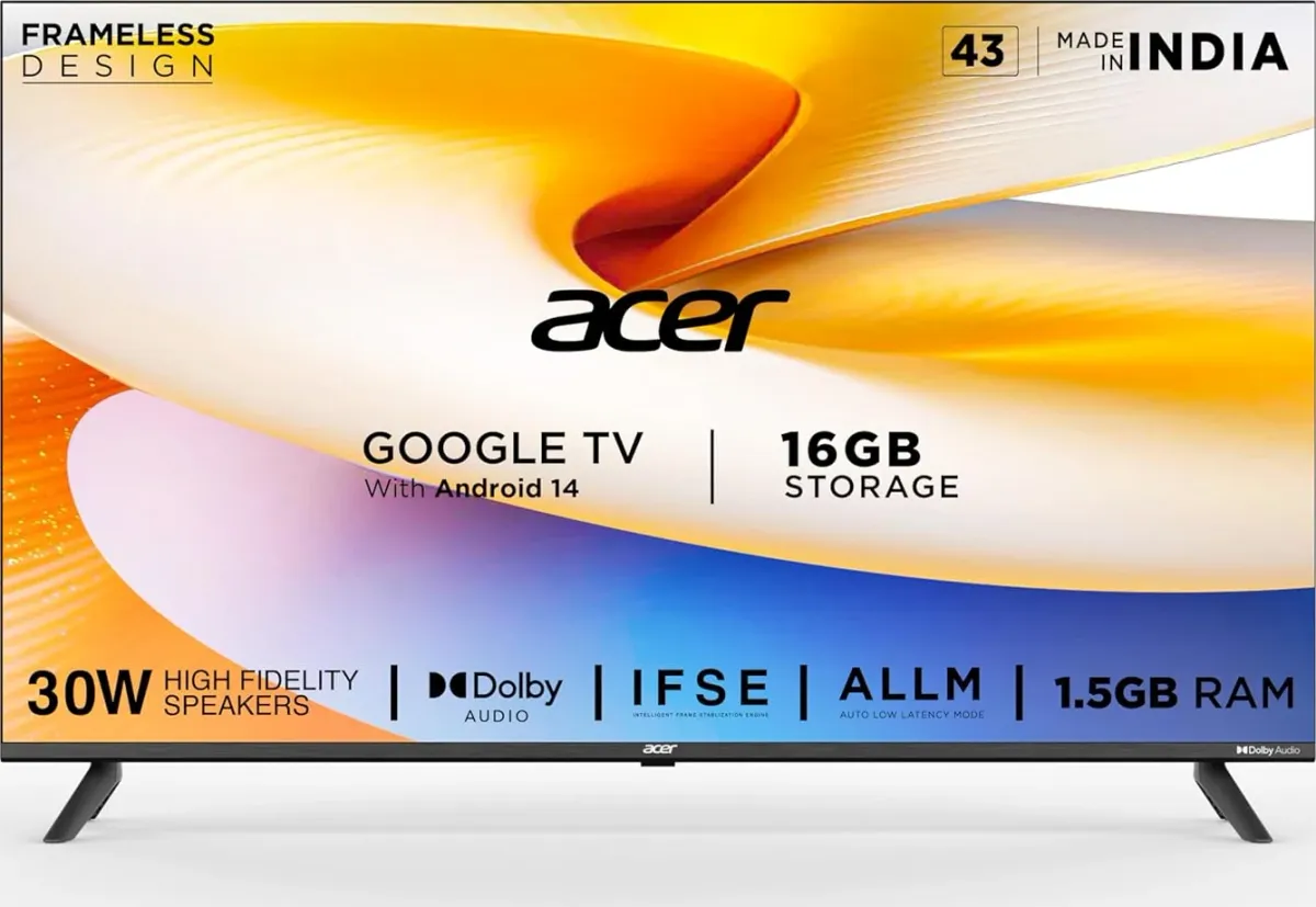 Acer I Pro Series 43 inch Full HD Smart LED TV (AR43FDIGU2841AT ...